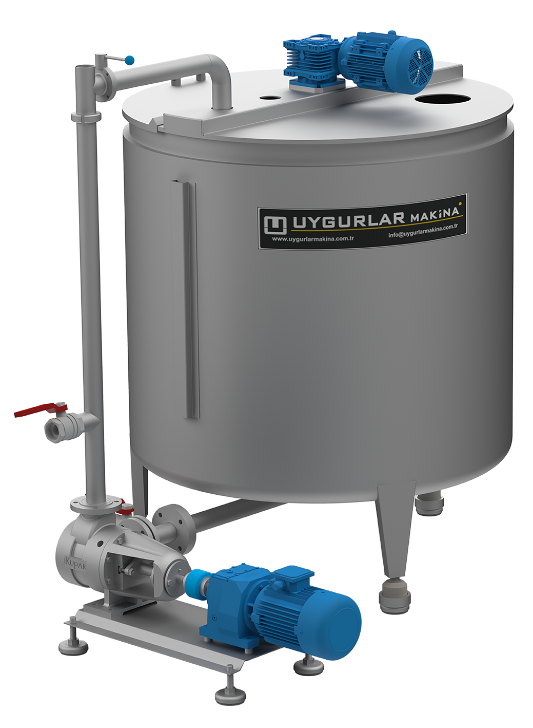 Syrup pre-treatment tank | UYGURLAR MAKINA FOOD AND PACKAGING MACHINES